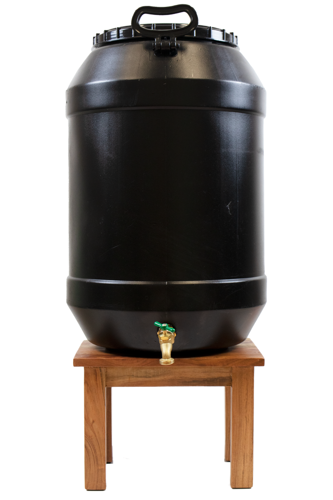 Mini Rain Barrel Black 17 Gallons – Epoch Rain Barrels